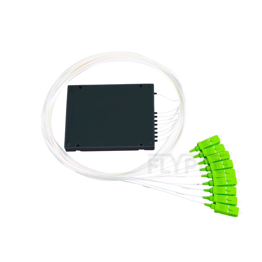 ABS PLC Splitter,1x8 PLC Fiber Splitter, Splice/Pigtailed ABS Module ...