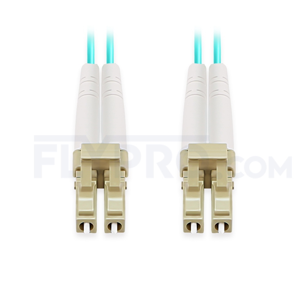 OM3 10Gb 50/125 Multimode,OM3 50/125 LC-LC Multimode Fiber Optic Cable Duplex 1m (3ft) - Aqua ...