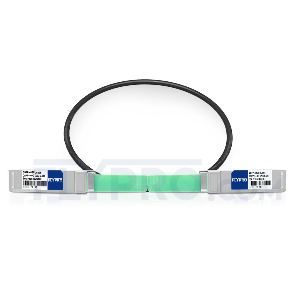 40G QSFP+ to QSFP+ DAC,Juniper EX-QSFP-40GE-DAC-50CM 40G QSFP+ DAC Cable | FLYPRO.com