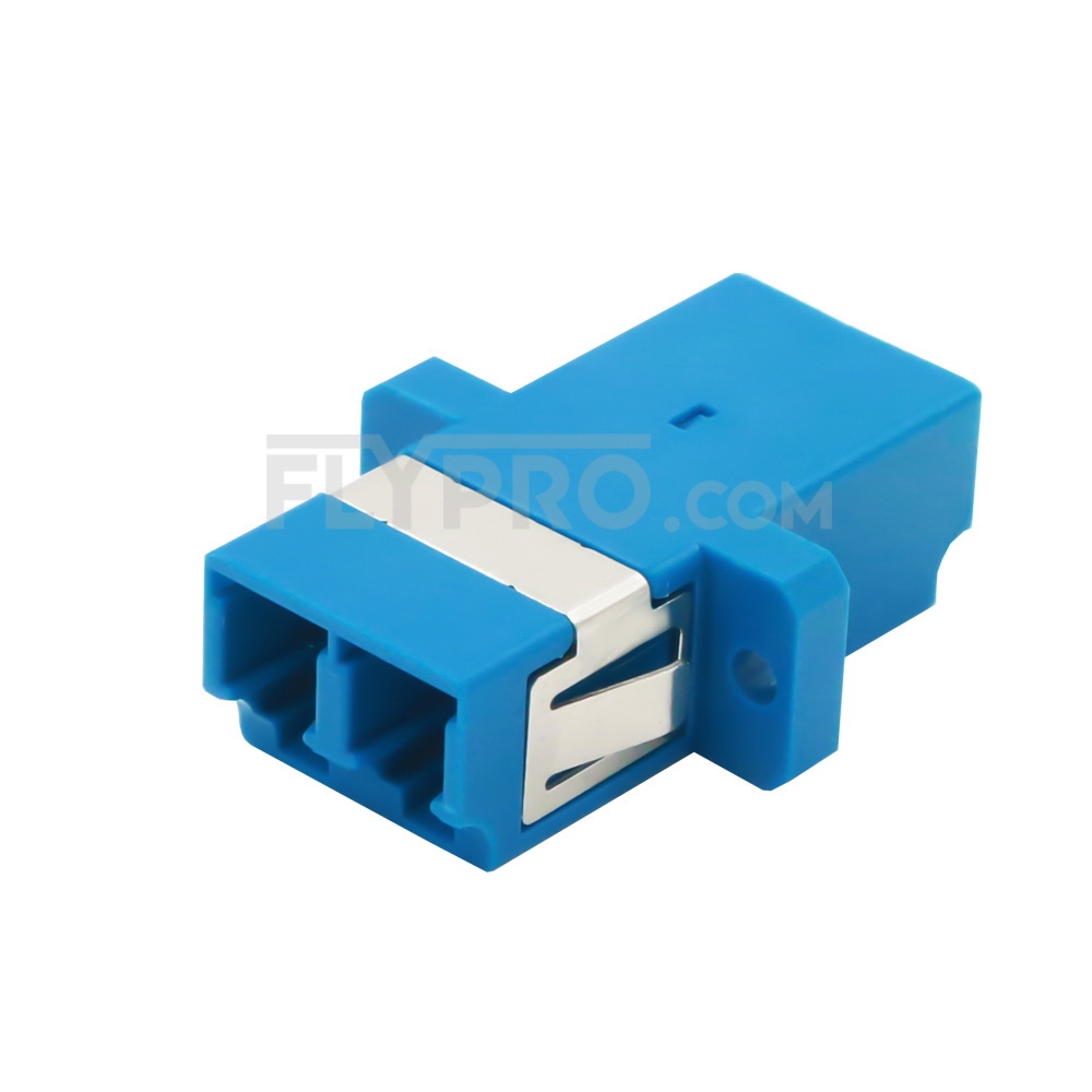 Fiber Optic Adapters,LC to LC Duplex Single-mode Flange Fiber Adapter ...