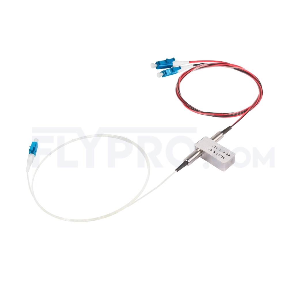 1X2 1310nm Opto-Mechanical Optical Switches LC/UPC