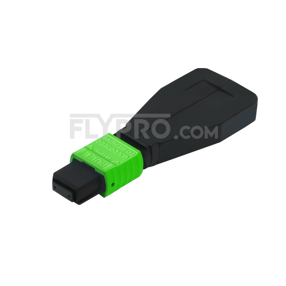 Fiber Loopback,8 Fibers MTP®/MPO Female Type 1 9/125 Single-Mode Fiber ...